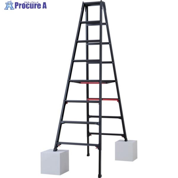 ●最大使用質量(kg)：100●天板高さ(m)：2.21〜2.52●収納時全長(m)：2.32●天板寸法(mm)：278×167●踏ざん間隔(mm)：298●踏ざん踏面幅(mm)：60●脚部最大伸縮幅(mm)：310●脚部伸縮ピッチ(mm)...