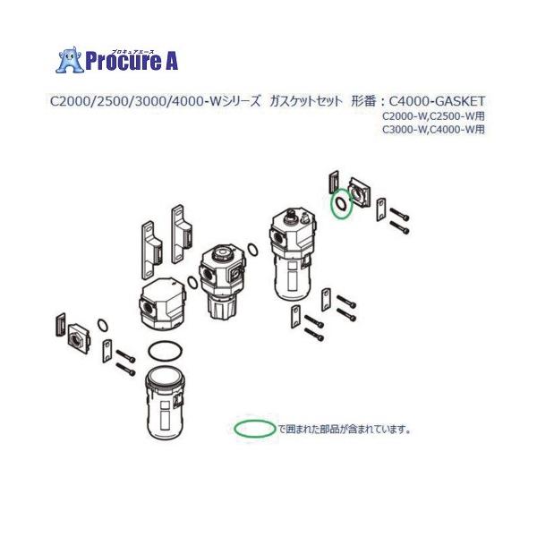 【代引決済不可】【送料都度見積】  ●品名：ガスケットセット●適合機種：C2000、C2500、C3000、C4000