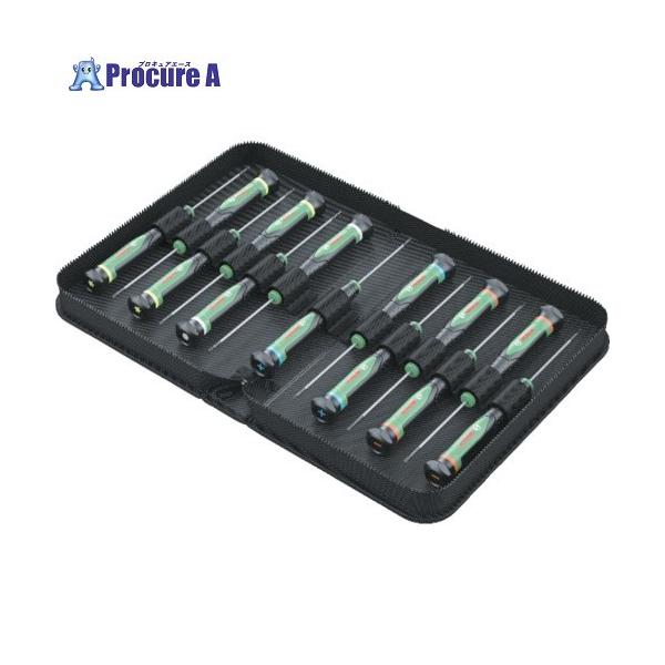 ●セット内容：SL1.5/2.0/2.5/3.0、PH000/00/0、TX5/6/8/9、H1.5/2.0●セット内容(本)：13●ハンドルサイズ(mm)：18●先端形状：プラス、マイナス、ヘックスローブ(トルクス)、六角●先端サイズ：P...