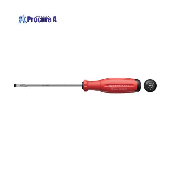 ●刃先：［［−］］5.5×0.8●軸長(mm)：120●全長(mm)：224●グリップ色：赤