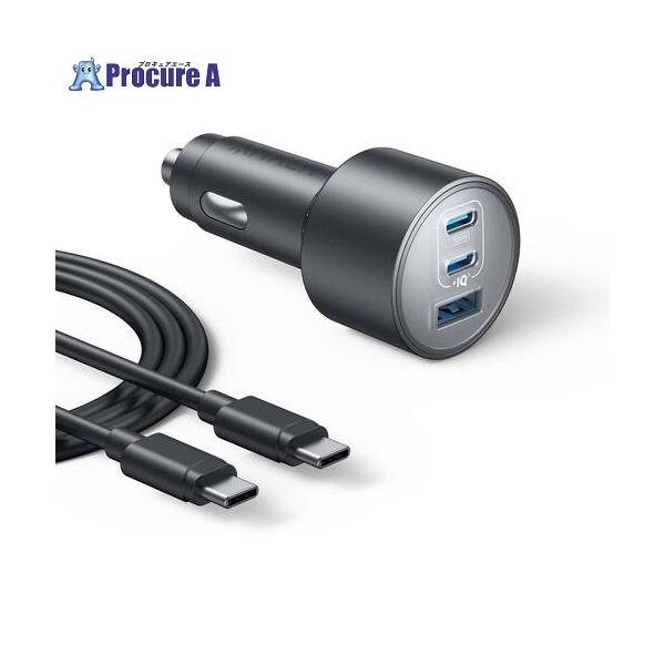 ●ポート数：3 (USB-C×2、USB-A×1)●幅(mm)：80●高さ(mm)：36●奥行(mm)：36●色：グレー●入力：12.0V=18.2A / 24.0V=9.2A●USB-C1出力：5V=3A / 9V=3A / 15V=3A...