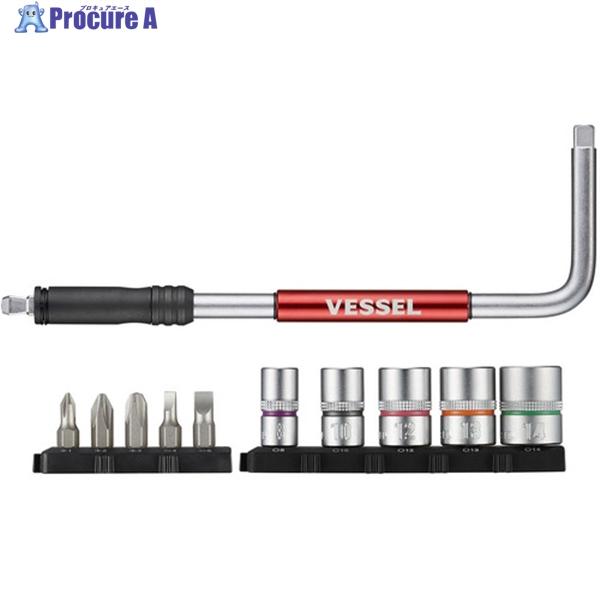 ●全長(mm)：188●セット内容(mm)：スピードLハンドル(H6.35/SQ1/4)ビット［［＋］］1、2、3［［−］］4、6ソケットＨ8●セット内容(点)：7