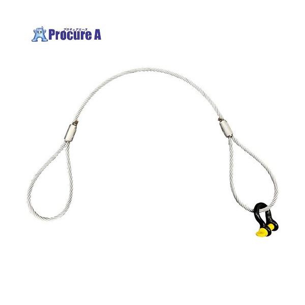 【送料都度見積】●全長(m)：1●スリング径(mm)：280●タイガーシャックル使用荷重(t)：4.7