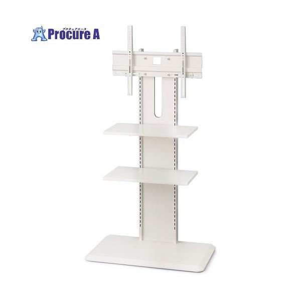 【送料都度見積】●耐荷重(kg)：テレビ壁掛け部：40、棚板(1枚あたり)：5、底板：20、全体：70●本体寸法(mm)幅：700●本体寸法(mm)奥行：391●本体寸法(mm)高さ：1382●適合画面サイズ：65インチまで●色：オフホワイ...