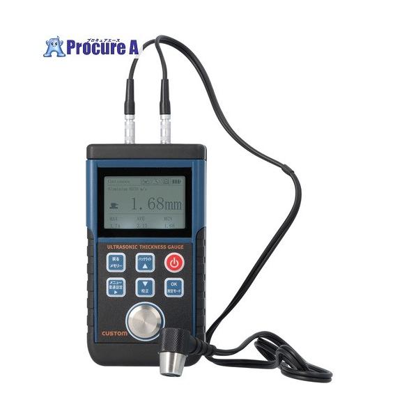 ●測定範囲：1.0 〜 350 mm (鋼鉄)●分解能：0.01 mm（1〜99mm)、0.1 mm (100mm以上)●メモリー機能：最大100件●測定方法：超音波パルス反射式●電源(V)：72●幅(mm)：72●奥行(mm)：37●高さ...