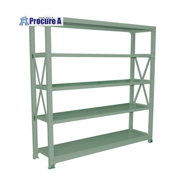 ●間口(mm)：900●奥行(mm)：330●高さ(mm)：1200●有効間口(mm)：845●色：ライトグリーン●棚段数(段)：天地3段●均等積載量(kg/段)：300●最大積載量(kg/台)：2000●棚板調整ピッチ(mm)：50●タイ...