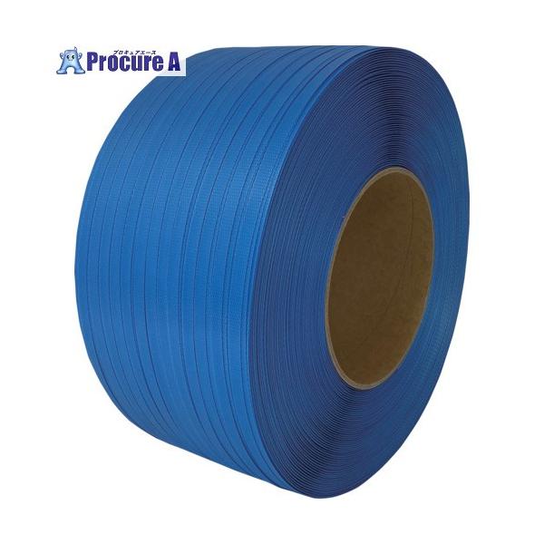 ●色：青●幅(mm)：12●長さ(m)：3000●厚さ(mm)：0.59●引張強度(kg)：112●破断伸度(%)：25以下●紙管内径(mm)：200●機械用/手締用：機械用●製品外形(mm)：４３０
