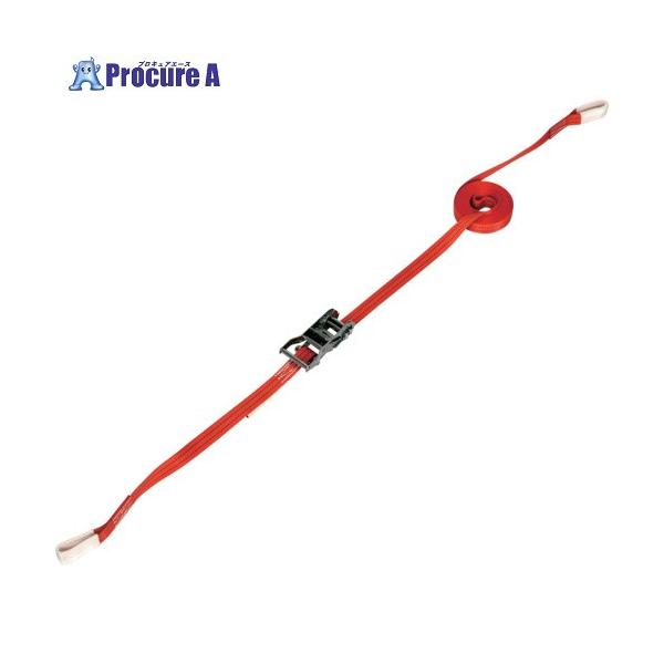 ●最大使用荷重(t)：0.254●ベルト長さ(m)巻取側：4.5●ベルト長さ(m)固定側：0.5●ベルト寸法(mm)幅×厚さ：25×1.8●色：オレンジ●両端形状：アイフック