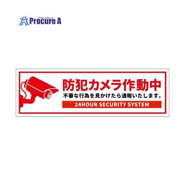 ※個人宅様送り不可 ●表示内容：防犯カメラ作動中●取付仕様：ステッカー●縦(mm)：50●横(mm)：160●厚さ(mm)：0.1●色：白