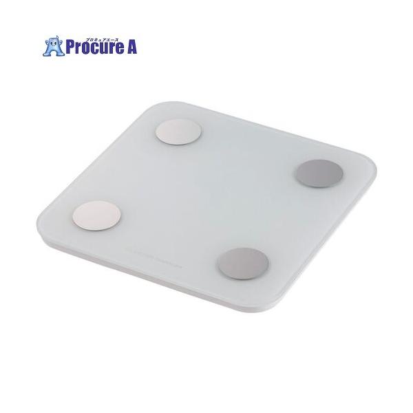 ●最大表示(kg)：150●最小表示(kg)：3●幅(mm)：280●奥行(mm)：280●高さ(mm)：25●色：ホワイト●電源：DC4.5V 単4形乾電池×3●測定項目：体重・体脂肪率・BMI・基礎代謝量・骨格筋率・内臓脂肪レベル・骨量...