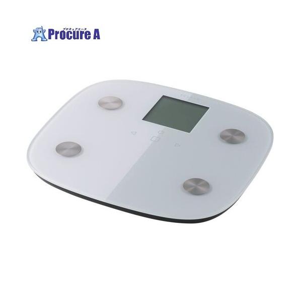 ●最大表示(kg)：150●幅(mm)：300●奥行(mm)：280●高さ(mm)：25●色：ホワイト●電源：DC4.5V単4形乾電池×3●測定項目：体重、前回差、BMI、体脂肪率、内臓脂肪レベル、骨格筋率、骨量、基礎代謝