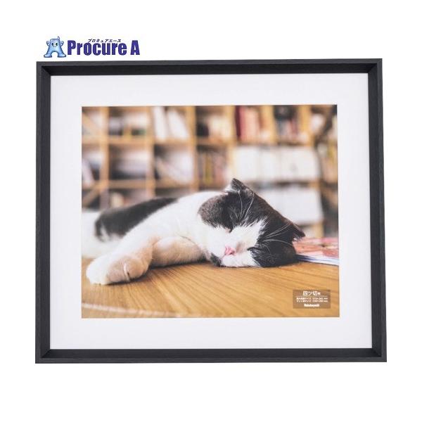 【送料都度見積】●ポスターサイズ：四ツ切●外形寸法(mm)縦：337●外形寸法(mm)横：387●枠色：ブラック●厚さ(mm)：22●板面色：クリア●マット窓サイズ(mm)：239×289●最大収納サイズ(mm)：315×365●マット：V...