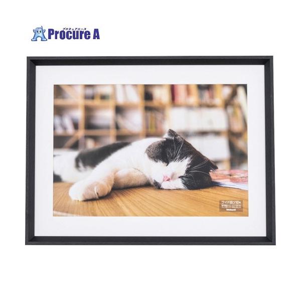 【送料都度見積】●ポスターサイズ：ワイド四ツ切●外形寸法(mm)縦：337●外形寸法(mm)横：442●枠色：ブラック●厚さ(mm)：22●板面色：クリア●マット窓サイズ(mm)：239×350●最大収納サイズ(mm)：315×420●マッ...