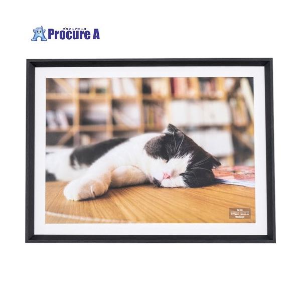 【送料都度見積】●ポスターサイズ：A3●外形寸法(mm)縦：358●外形寸法(mm)横：481●枠色：ブラック●厚さ(mm)：22●板面色：クリア●マット窓サイズ(mm)：287×410● 最大収納サイズ(mm)：336×459●マット：V...