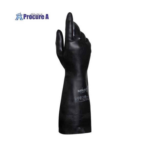 ●色：ブラック●サイズ：XL●全長(cm)：41●手のひら周り(cm)：24.0●中指長さ(cm)：9.7●厚さ(mm)：0.75●EN ISO 374-1:2016規格：タイプA - ALMNST●EN388 2016規格：2121X●す...