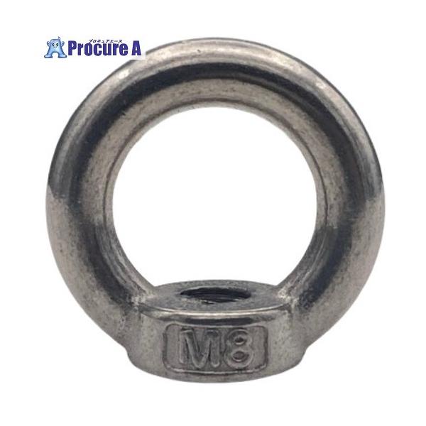 【送料都度見積】●使用荷重(kN)：0.78●ねじ径：M8●D(mm)：7●H(mm)：32●W(mm)：18●リング内径(mm)：20●本体ツバ径(mm)：7