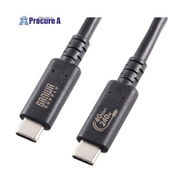 ※個人宅様送り不可 ●色：ブラック●コネクタ形状：USB4 Type-Cコネクタオス−USB4 Type-CコネクタオB 3.1 Gen2/Gen1対応●ケーブル長(m)：1●ケーブル径(mm)：4.8●線材規格：UL2725●認証：有り