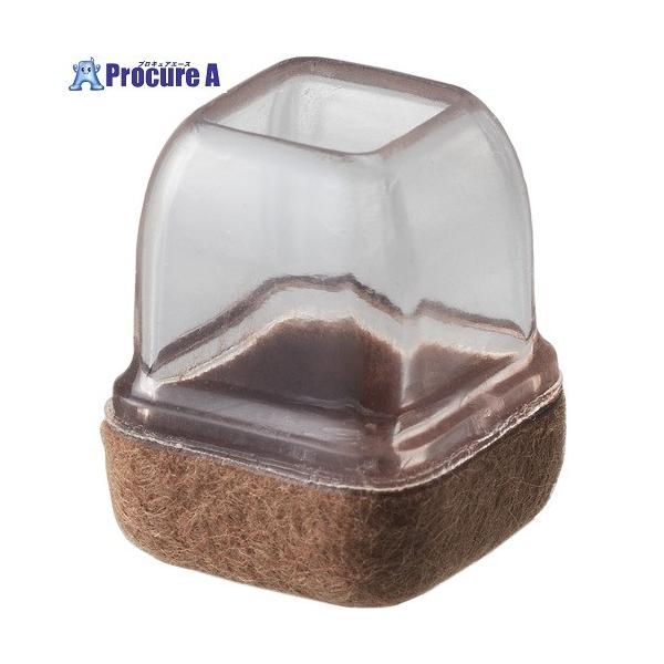 【送料都度見積】 ※個人宅様送り不可 ●タイプ：フェルト●色：クリア●内寸(φ)：14mm●適応サイズ：14〜19mm角脚