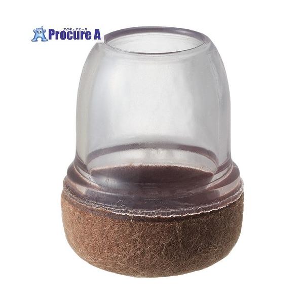 【送料都度見積】 ※個人宅様送り不可 ●タイプ：フェルト●色：クリア●内寸(φ)：14mm●適応サイズ：14〜19mm丸脚