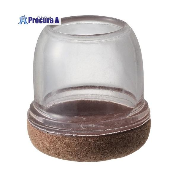 【送料都度見積】 ※個人宅様送り不可 ●タイプ：フェルト●色：クリア●内寸(φ)：19mm●適応サイズ：19〜25mm丸脚