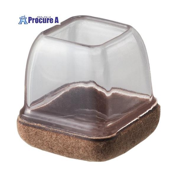 【送料都度見積】 ※個人宅様送り不可 ●タイプ：フェルト●色：クリア●内寸(φ)：20mm●適応サイズ：20〜26mm角脚