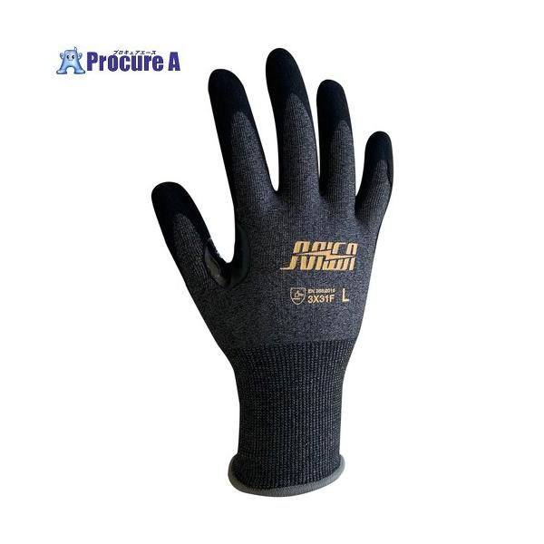 ●色：サンドブラック●サイズ：LL●全長(cm)：25.0●耐切創レベル：F