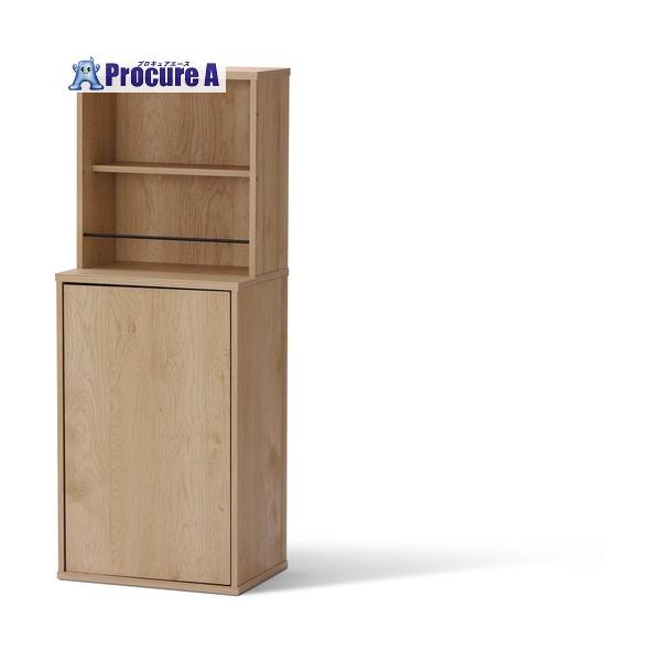 【送料都度見積】●間口(mm)：395●奥行(mm)：295●高さ(mm)：1038●色：ナチュラル/ブラック●段数(段)：5●棚板調整ピッチ(mm)：32●引出し組合せ(A4)浅型：●耐荷重(約)(kg)：全体46、下天板10、底板10、...