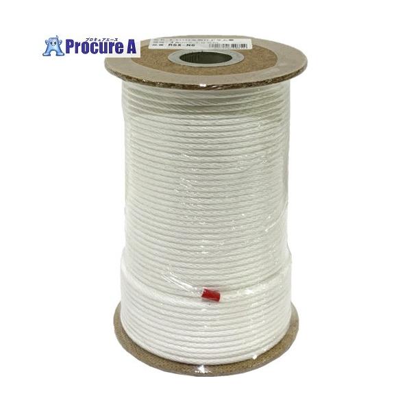【送料都度見積】●色：ホワイト●線径(mm)：4●長さ(m)：100●包装形態：ドラム巻●引張強度(kN)：1.47