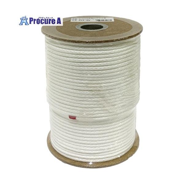 【送料都度見積】●色：ホワイト●線径(mm)：5●長さ(m)：100●包装形態：ドラム巻●引張強度(kN)：1.76