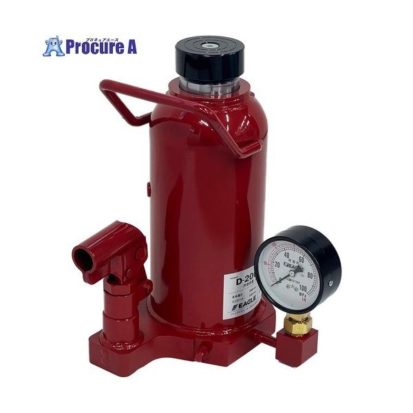 【送料都度見積】●揚力kN(t)：40（4）●ストローク(mm)：110●幅(mm)：74●奥行(mm)：141●高さ(mm)：201●ヘッド径(mm)：38