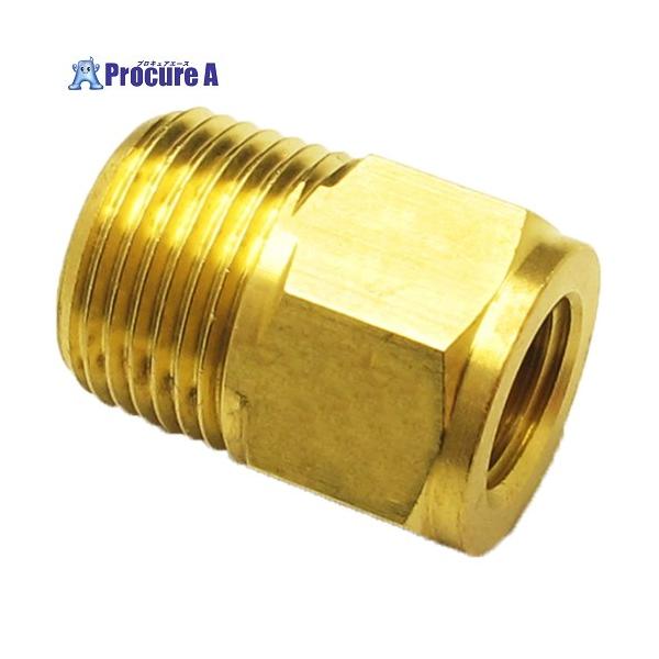 【送料都度見積】●接続口径D1：3/8●接続口径D2：3/8●六角対辺(mm)：21●全長(mm)：27●使用流体：水、空気、油●最高使用圧力(MPa)：1