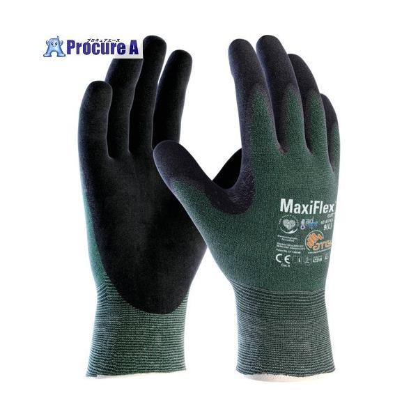 ●色：グリーン/ブラック●サイズ：XL●全長(cm)：24.5●手のひら周り(cm)：19.6●中指長さ(cm)：7.8●厚さ(mm)：0.8●ゲージ数：18●EN388 2016規格：4331B●コーティング：手のひら側