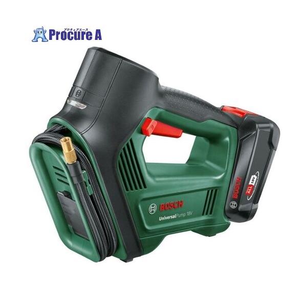 ●最高圧力(kPa)：1030●色：グリーン●定格電圧(V)：DC18（ボッシュDIY用充電式専用バッテリー）●最大吐出量（無負荷）(L/分)：30●本体寸法(mm)：235×205×75●質量(g)：420●電源（V）：DC18