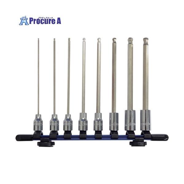 【送料都度見積】●差込角(mm)：6.35●セット内容(点)：8●ソケット内容(mm)：2、2.5、3、4、5、6、7、8●組入数(本)：8