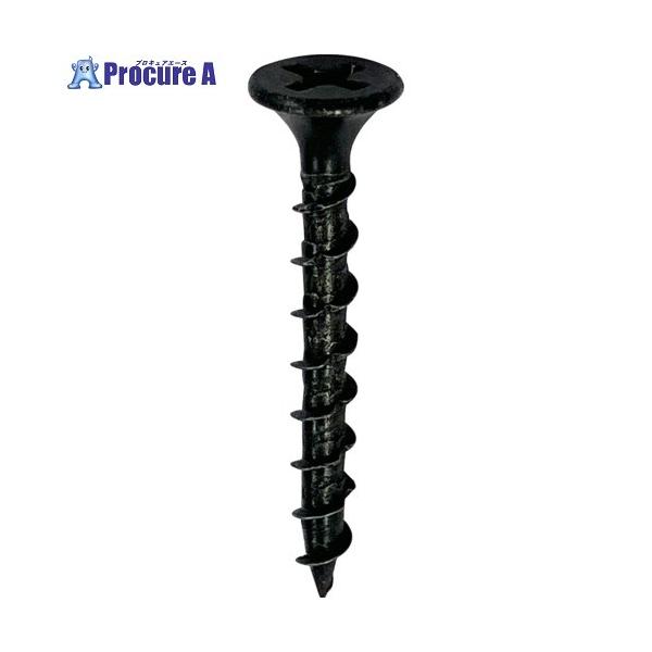 ●寸法(mm)d：3.8●全長(mm)：51●ねじ部長さ(mm)：45●頭部径(mm)：8.2●タイプ(全ねじ/半ねじ)：全ねじ●適合ドライバー：No.2●表面処理：黒塗装