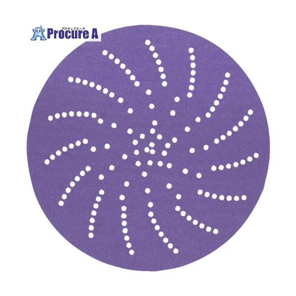 ●粒度(#)：1000●外径(mm)：127●色：紫●最高使用回転数(rpm)：12000●穴有無：穴あり●砥粒：精密成形砥粒（セラミック）●適用サンダー：ダブルアクションサンダー