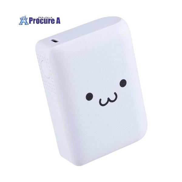 ●色：しろちゃん(ホワイト×ブラック)●ポート数：USB Type-Cポート×1、USB-Aポート×1●幅(mm)：60●奥行(mm)：29●高さ(mm)：82●容量(mAh)：3.65V/10000mAh 36.5Wh