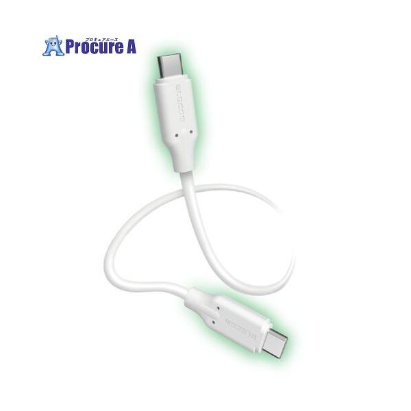●色：ホワイト●長さ(m)：約1※コネクター含まず●コネクタ形状：USB Type-C(TM)プラグ - USB Type-Cプラグ