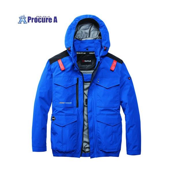 ●色：オーシャンブルー●サイズ：L●着丈(cm)：68●胸囲(cm)：118●肩幅(cm)：48●冷却ファン有無：無