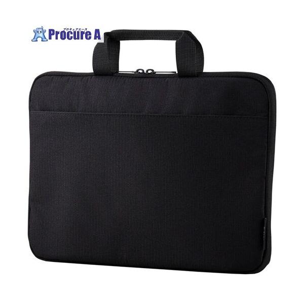 ●色：ブラック●幅(mm)：328●奥行(mm)：20●高さ(mm)：240●内寸(PC収容部)幅×奥行×高さ(mm)：W約308×D約18×H約220 ※13.3インチノートパソコンの参考収納寸法