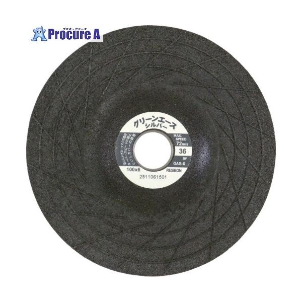 ●粒度(#)：36●外径(mm)：100●厚さ(mm)：6●穴径(mm)：15●最高使用周速度(m/s)：72●最高使用回転数(rpm)：13750