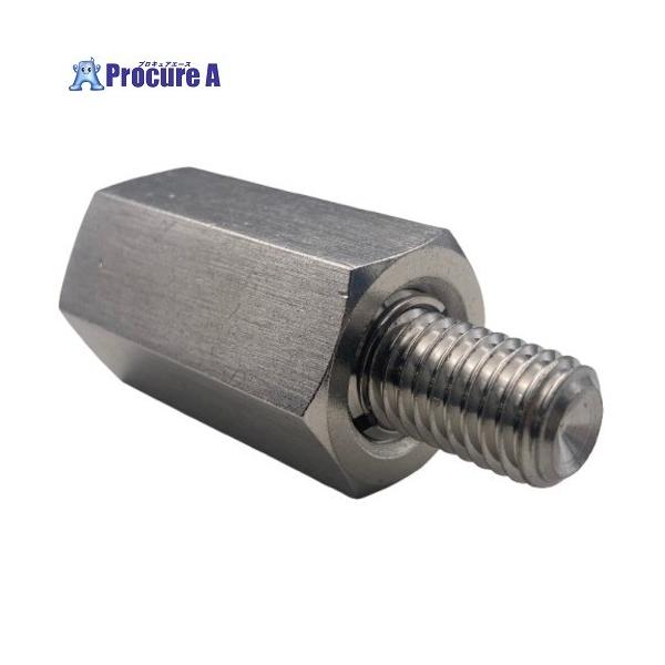 【送料都度見積】●寸法(mm)d：おねじM12×L18　めねじM16×深さ27●寸法(mm)L：40●二面幅寸法(mm)：24