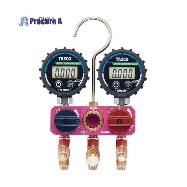 【送料都度見積】●低圧連成計(MPa)：-0.1〜5.0●高圧連成計(MPa)：-0.1〜5.0●接続口径：5/16●対応冷媒：R410A、R32●付属品：チャージホース 150cm(赤・青・黄)●ゲージ径(mm)：50