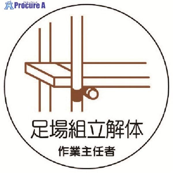 ●表示内容：足場組立解体作業主任者●縦(mm)：35●横(mm)：35●摘要：粘着シール・2枚1シート