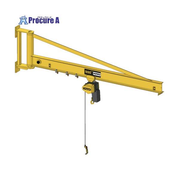 【代引決済不可】【送料都度見積】 ※車上渡し ●定格荷重(t)：0.49●アーム長さ(m)：3●タイプ：JW型●旋回角度(°)：180°