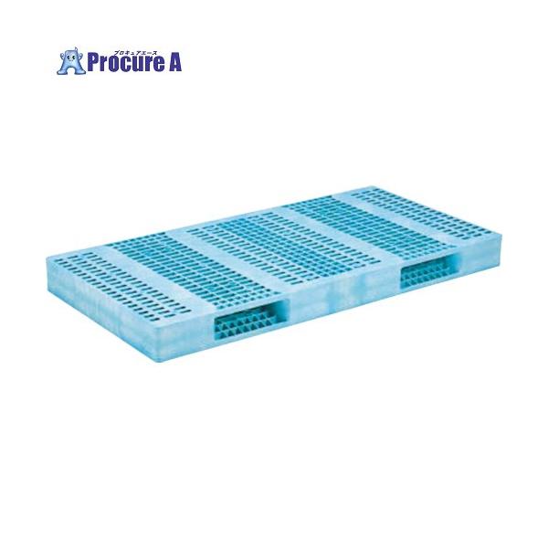 【送料都度見積】●最大動荷重(kg)：2000●最大静荷重(kg)：6000●色：ライトブルー●間口(mm)：2200●奥行(mm)：1100●高さ(mm)：180●差込口寸法(間口側)幅×高さ(mm)：350×70●差込口寸法(奥行側)幅...