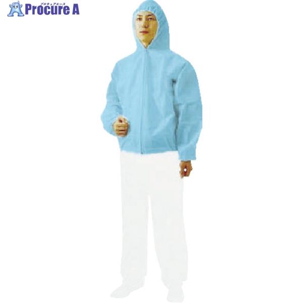 【代引決済不可】  ●色：ブルー●サイズ：L●適合身長(cm)：165〜180●適合胸囲(cm)：85〜100●タイプ：フード付ジャンパー●引張強度：縦8.7×横6.1kg/5cm●紫外線防御指数