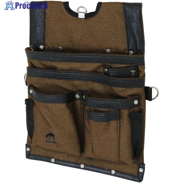 ●色：ブラウン●形状：ネイルバッグ薄型2段●幅(mm)：280●奥行(mm)：110●高さ(mm)：360●ベルト通し幅(mm)：60