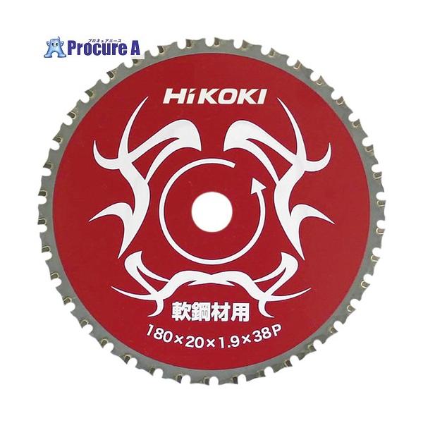 ●適合機種：CD3607DA、CD7SA、（旧形：CD7）●外径(mm)：180●刃厚(mm)：1.9●穴径(mm)：20●刃数：38●品名：軟鋼材用●製造国：日本●刃数(枚)：38●厚さ(鋸身厚)(mm)：1.5●厚さ(刃先厚)(mm)：1.9