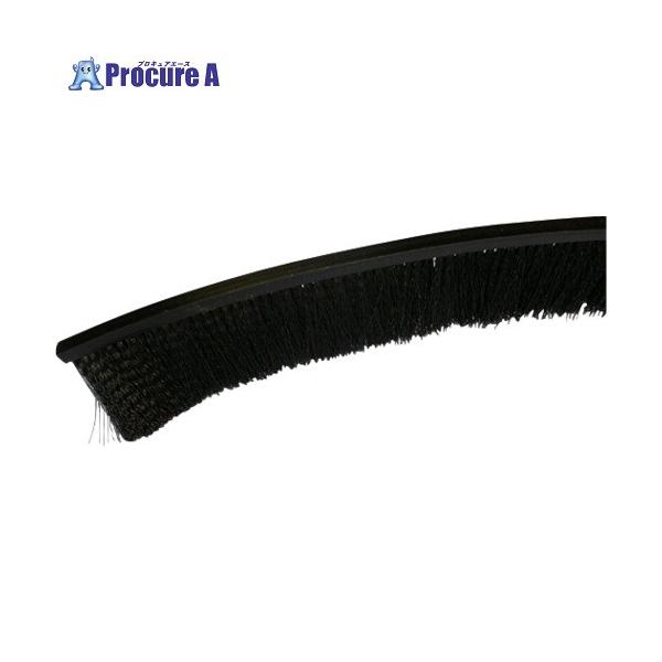 【送料都度見積】●厚さ(mm)：7●全高(mm)：46.5●毛丈(mm)：40●形状：波線●全長(mm)：1000●フレーム高さ(mm)：6.5●線径(mm)：0.2●ブラシの色：黒●1列植毛